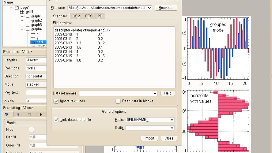Veusz: Scientific plotting and graphing program with a graphical user interface | AlternativeTo
