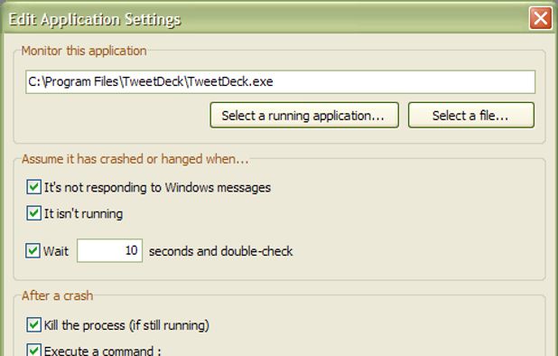 Restart on Crash: Automatically Restart Crashed Or Hanged | AlternativeTo