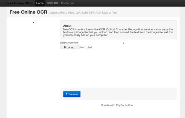 NewOCR.com: Convert JPEG, PNG, GIF, BMP, TIFF, PDF, DjVu to Text ...