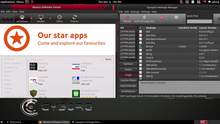 Cyborg Linux: The most advanced, powerful and yet beautiful | AlternativeTo