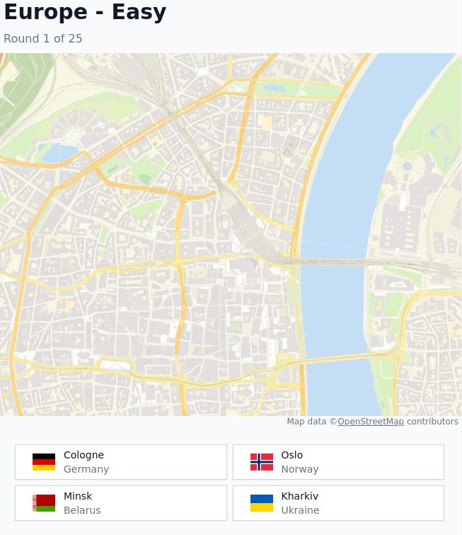 The City Map Quiz Alternatives and Similar Games | AlternativeTo