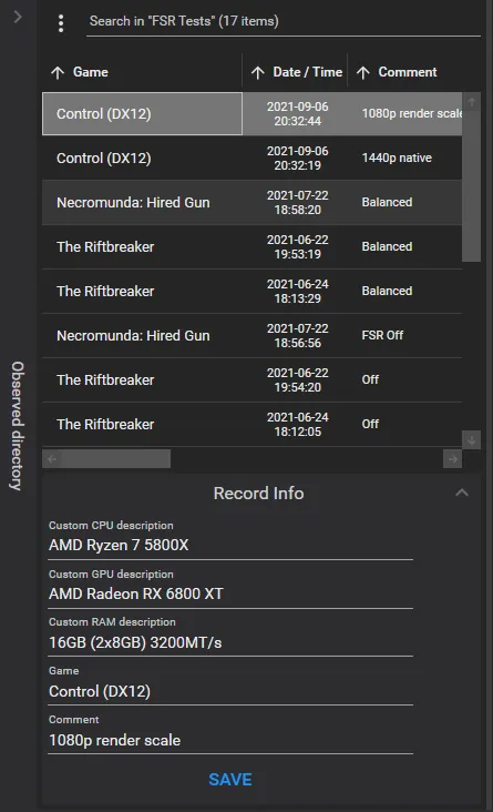 CapFrameX: Frametime capture and analysis tool based on Intel's PresentMon. | AlternativeTo