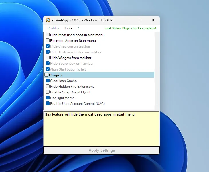 XD-AntiSpy: Tweaking tool for Windows 11 | AlternativeTo