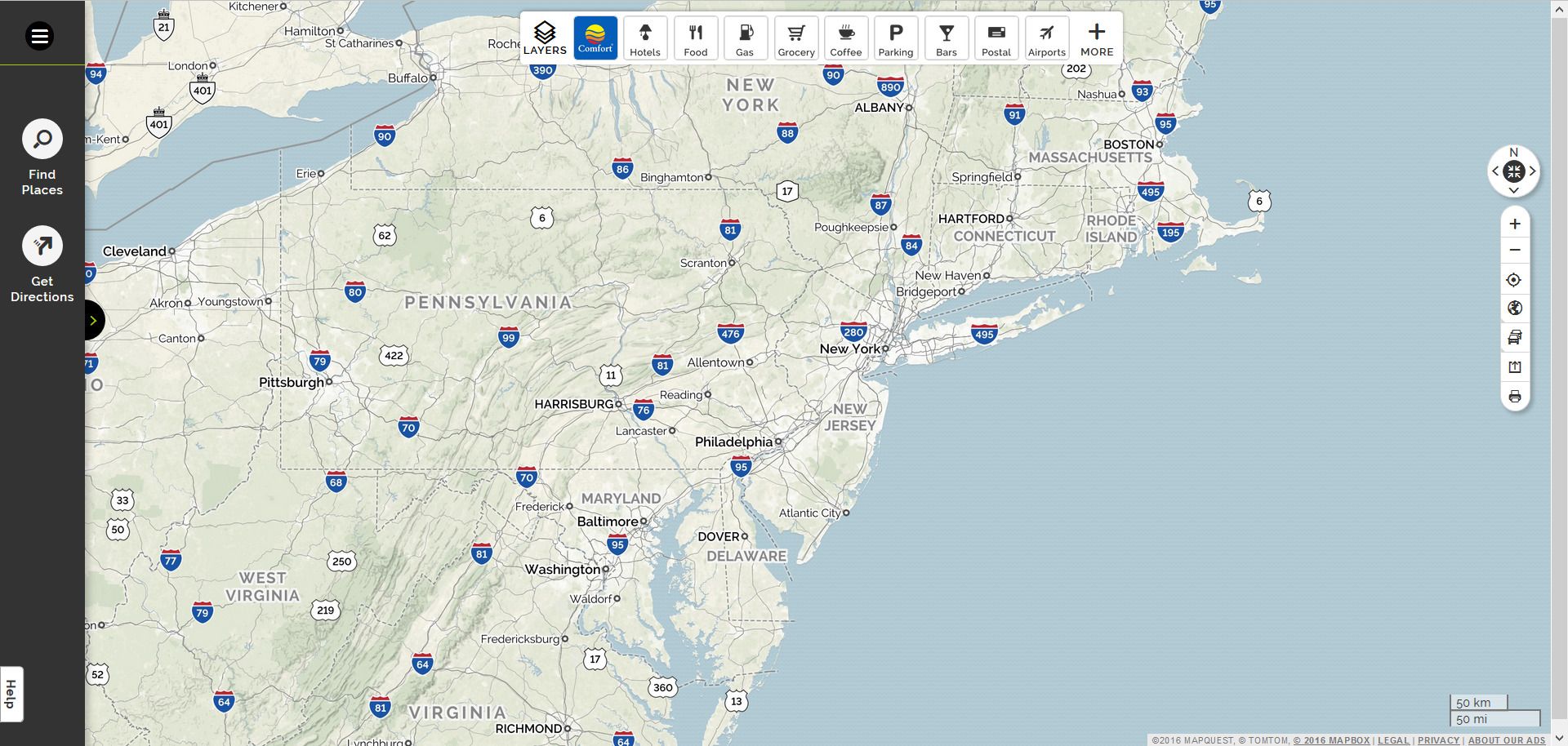 MapQuest: Voice GPS navigation, live maps, real-time traffic, alternate ...