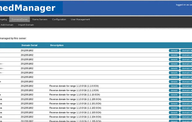 NamedManager: AGPL web-based BIND gui DNS management system designed to make the adding ...
