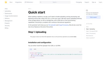 Uploadcare: File uploading, media processing & content delivery for ...