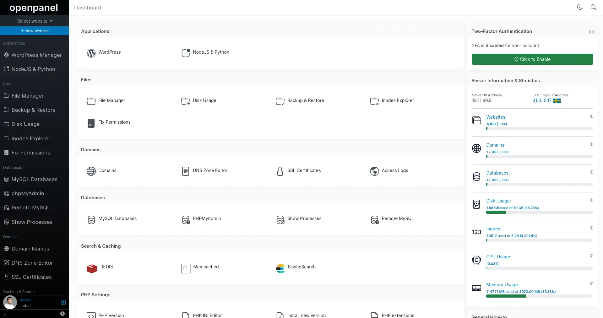 OpenPanel: Linux web hosting control panel | AlternativeTo