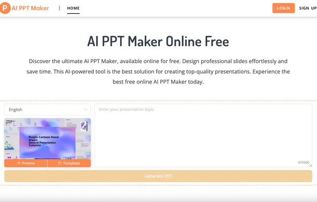 AI PPT Maker: Online Free | AlternativeTo