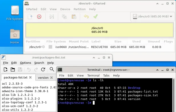 SystemRescue: Linux system rescue toolkit available as a bootable ...