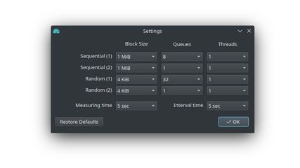 KDiskMark: A simple open-source disk benchmark tool for Linux distros | AlternativeTo