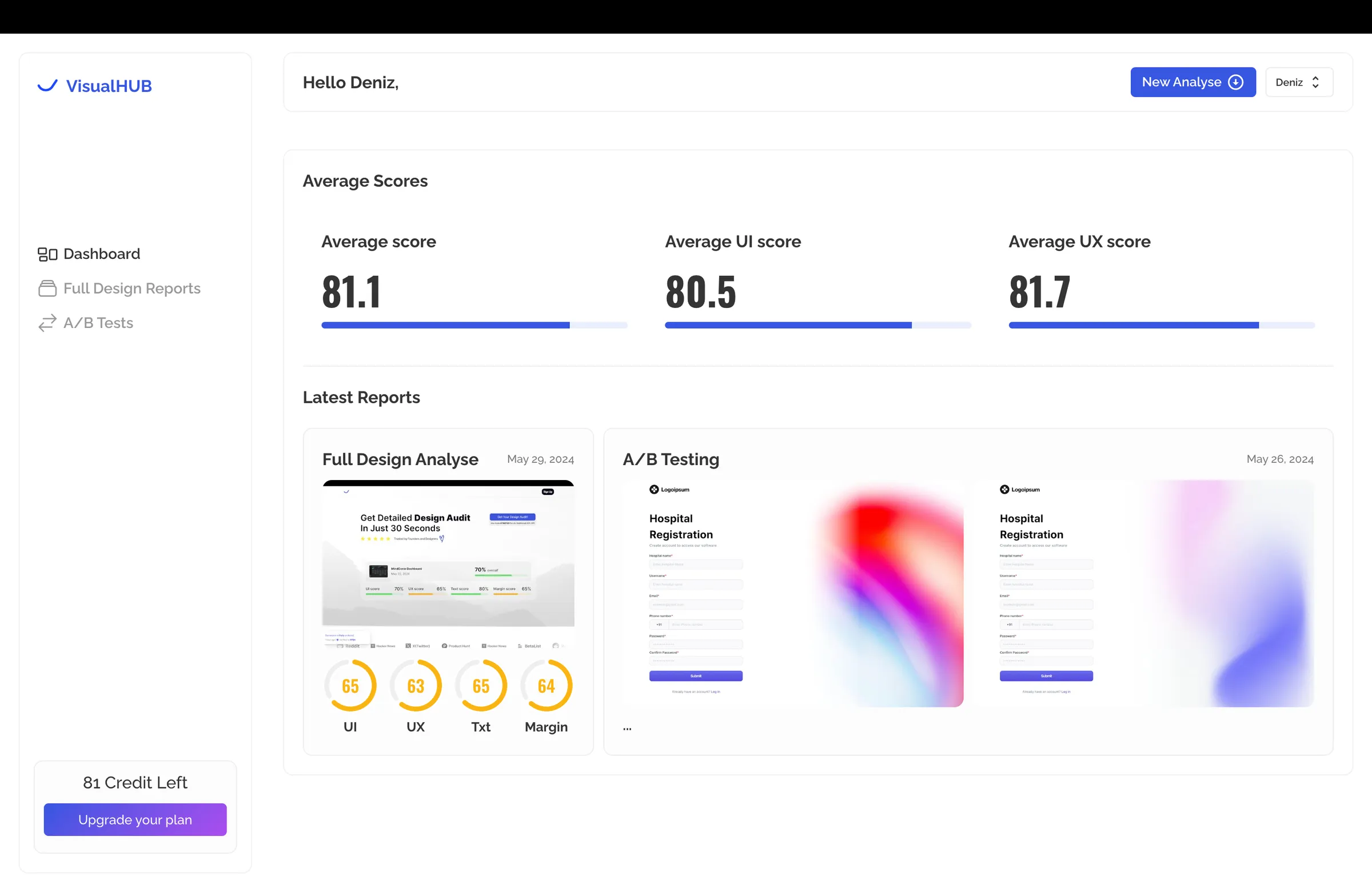 VisualHUB Design Audit Alternatives and Similar Sites & Apps ...