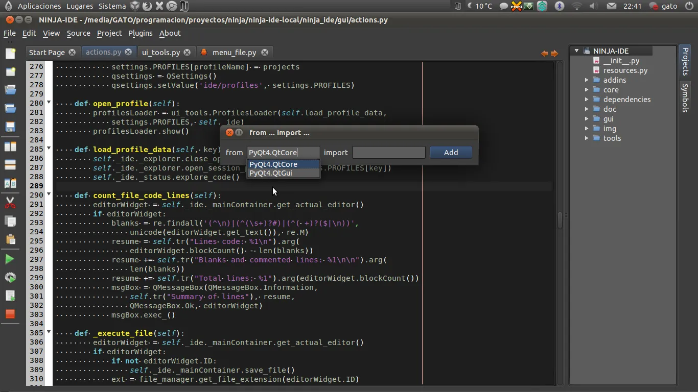 NINJA-IDE: (from the recursive acronym: | AlternativeTo