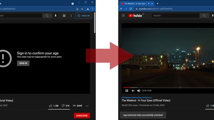 Age Restriction Bypass for YouTube: A simple browser extension to bypass YouTube's age ...