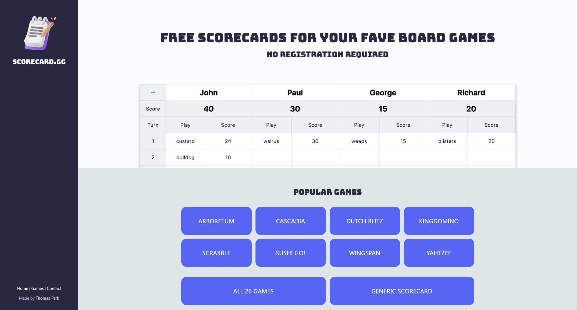 Scorecard.gg Alternatives and Similar Games | AlternativeTo