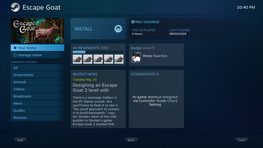 ChimeraOS: Steam, Epic, GOG, retro consoles, and more... all from your couch | AlternativeTo