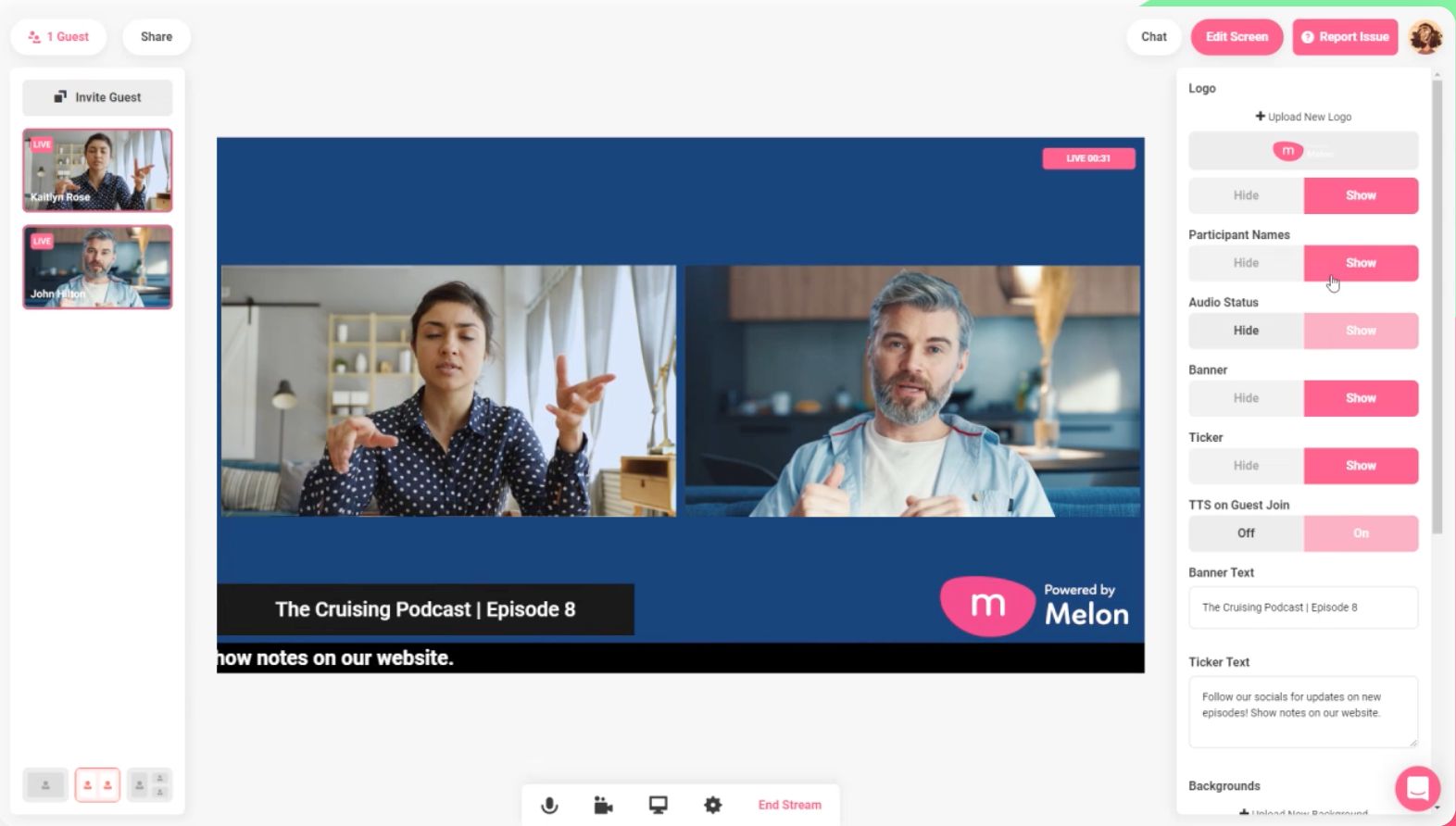 Melon: The web-based live streaming studio that | AlternativeTo