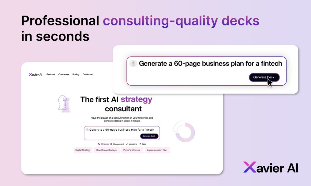 Xavier AI: The First AI Strategy Consultant | AlternativeTo