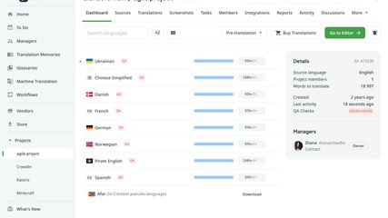 Crowdin: Localization platform enhanced by AI for flexible translation ...