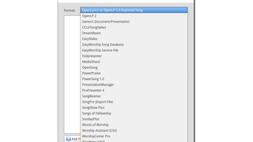 OpenLP: Feature rich open-source church presentation platform that ...