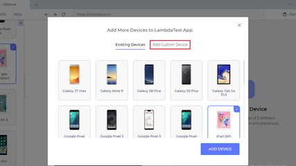 LT Browser: Allows you to perform live mobile view debugging of your ...