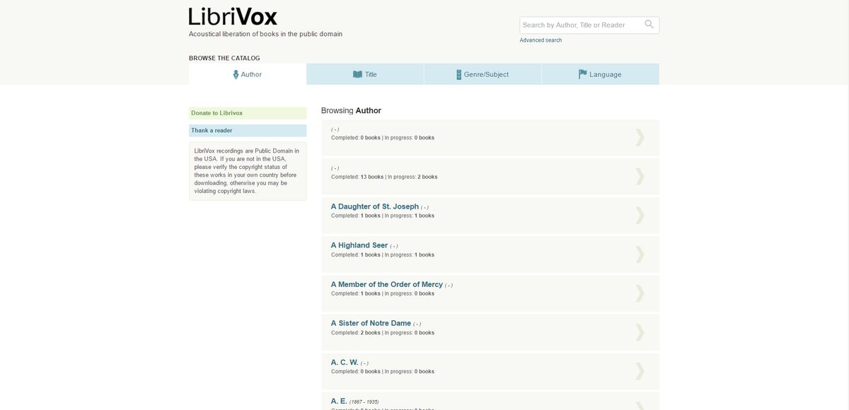 LibriVox: App Reviews, Features, Pricing & Download | AlternativeTo