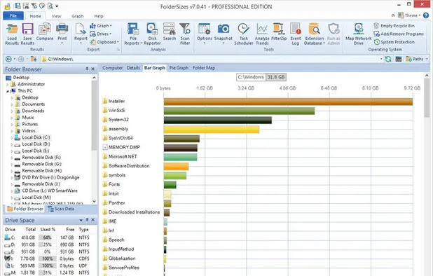 TreeSize Alternatives for Windows: 25+ Disk Usage Analyzers | AlternativeTo