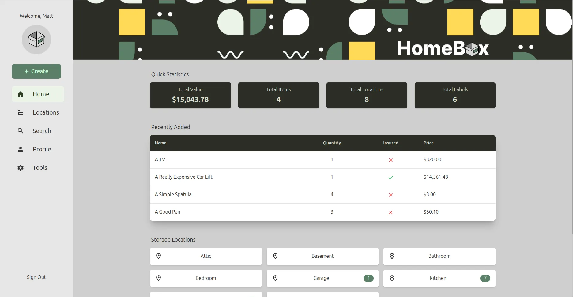 HomeBox: A simple and fast home inventory management system | AlternativeTo