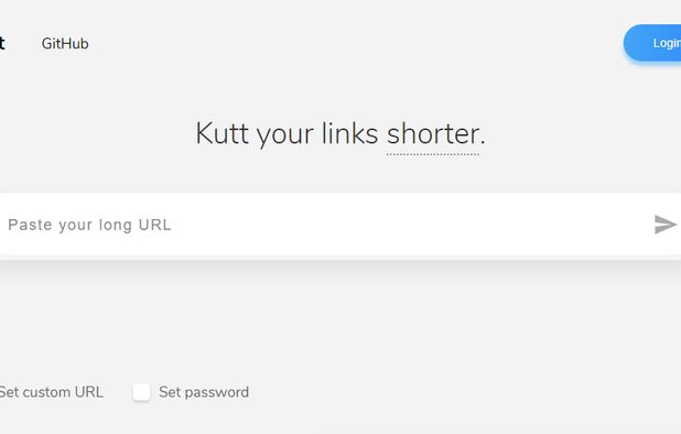 Kutt: It is a free and open source URL shortener with custom domains ... Kutt: It is a free and open source URL shortener with custom domains ...
