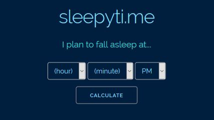 SleepyTi.me: Sleepyti | AlternativeTo