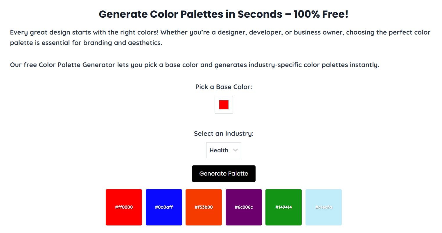 Color Palette Generator by WPEdify Alternatives and Similar Sites ...
