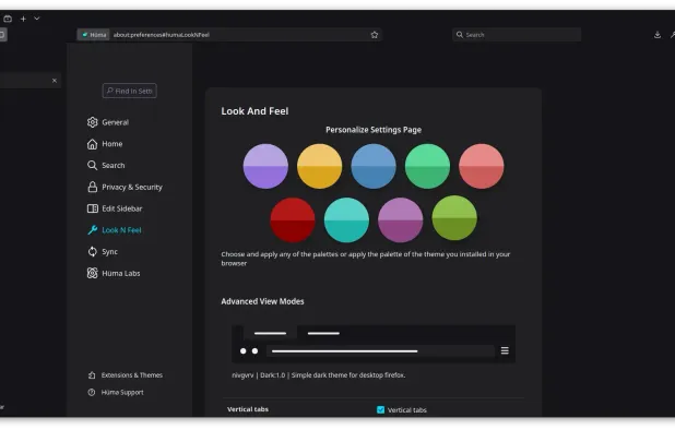 Hüma Browser: Hüma is an open source, freedom and privacy orientated experimental web ...