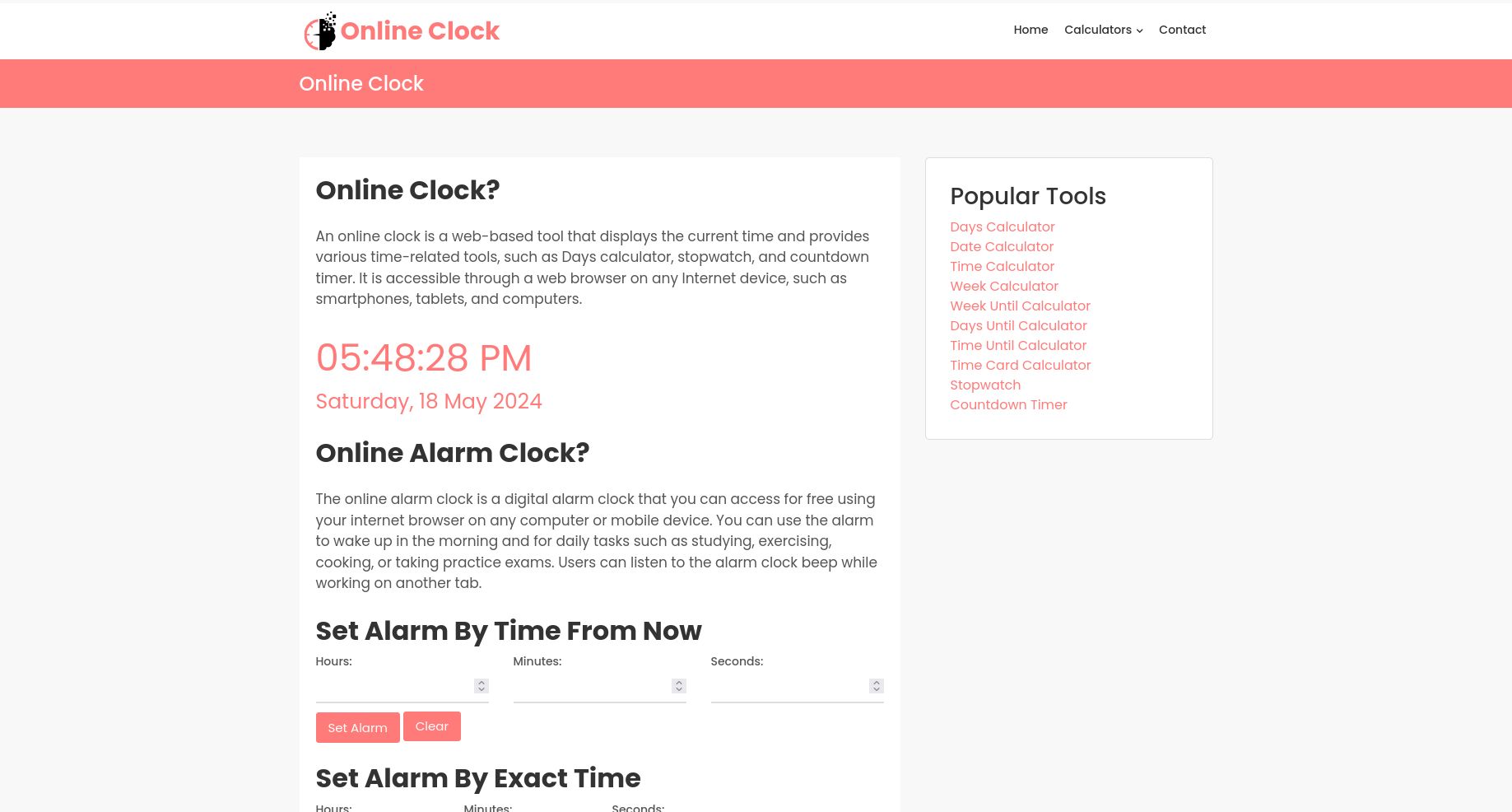 Online Clock Alternatives and Similar Sites & Apps | AlternativeTo
