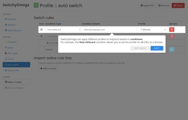 Proxy SwitchyOmega: Manage and switch between multiple proxies quickly ...
