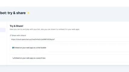 OpenChat: Open source AI customer support chatbots for SaaS ...