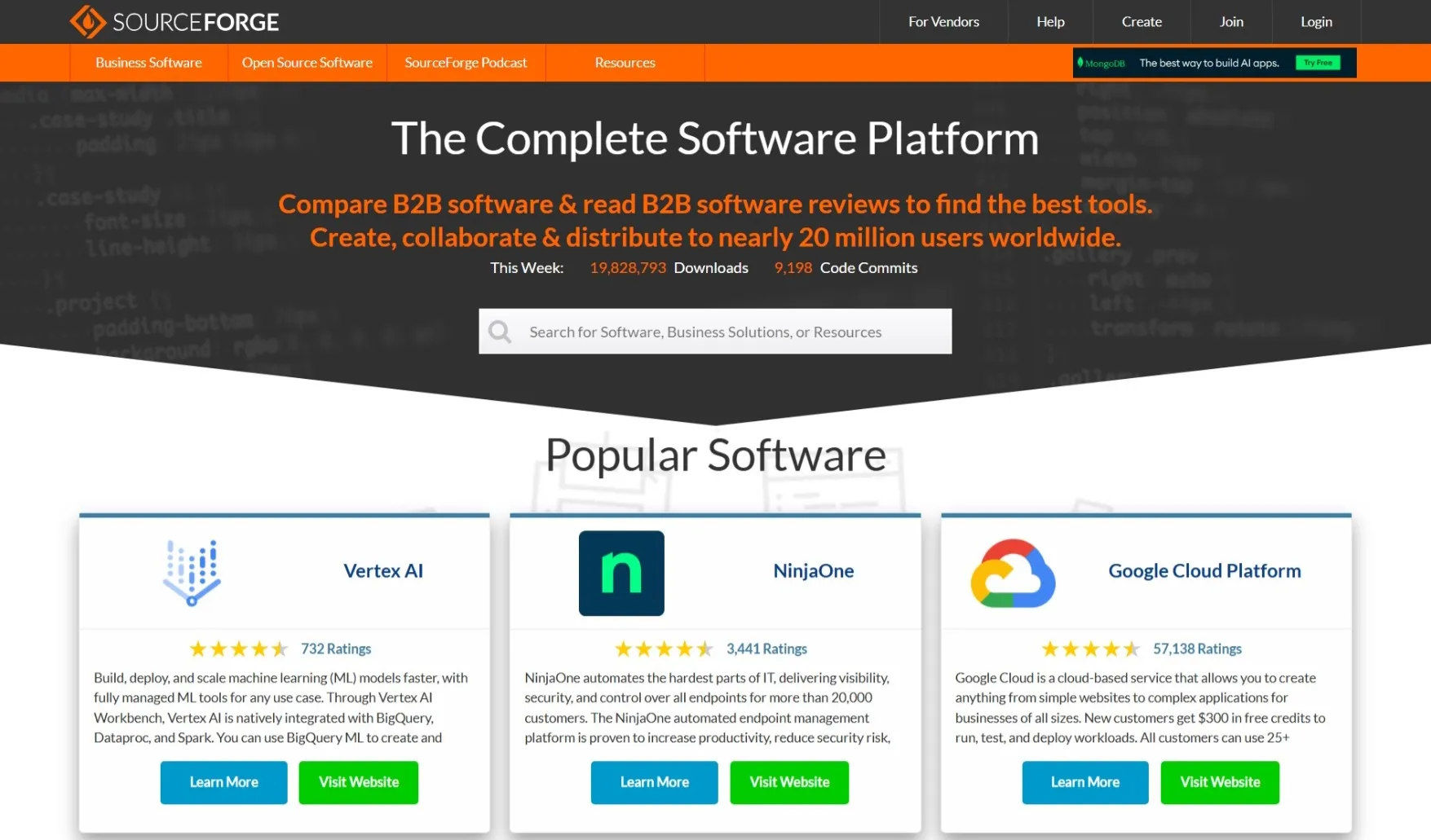 Great SourceForge Alternatives: Top Source Code Hosting Services in ...