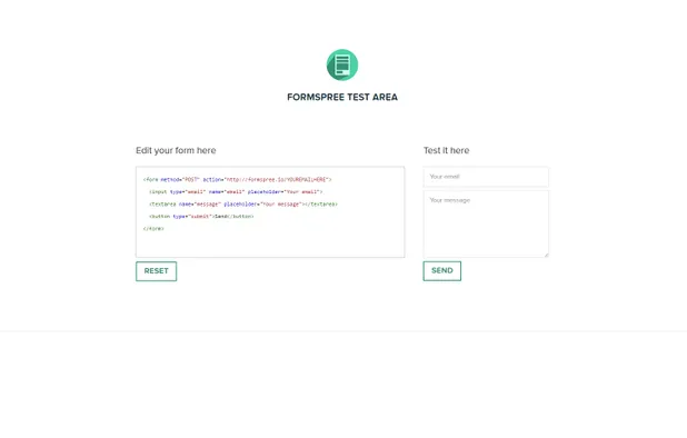 Formspree.io: Just send your form to our URL and we'll forward it to ...