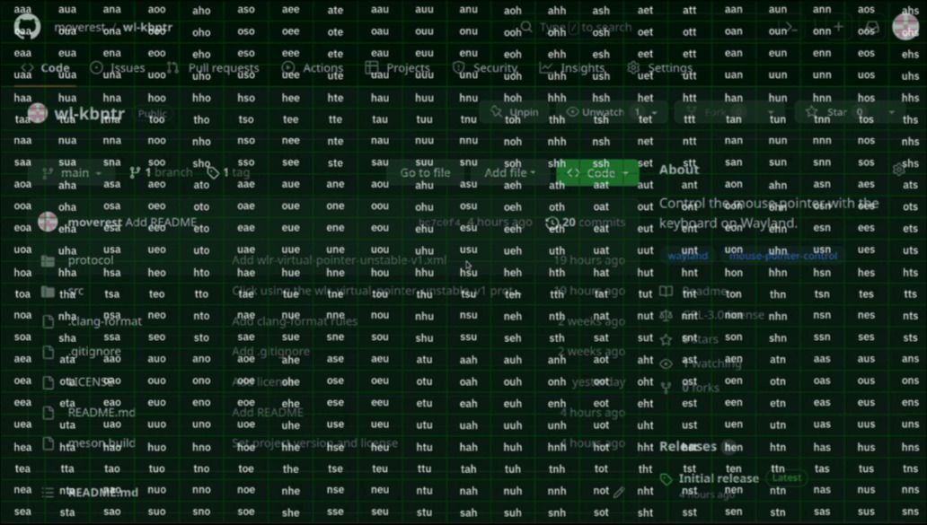 wl-kbptr: Control the mouse pointer with the keyboard on Wayland | AlternativeTo