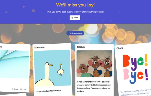 Recocards: Platform to create Online Group Greeting Cards for Co-workers, Friends, Family ...