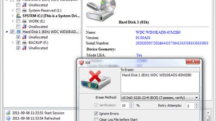 Active@ KillDisk: Active@ Kill Disk is disk eraser software for ...