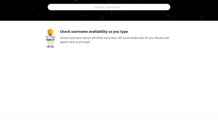 Instant Username Search: Instantly check if your username is available ...