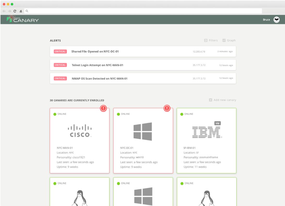 Thinkst Canary Alternatives and Similar Sites / Apps | AlternativeTo