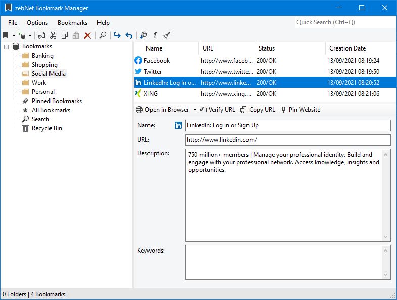 zebNet Bookmark Manager Alternatives and Similar Software | AlternativeTo