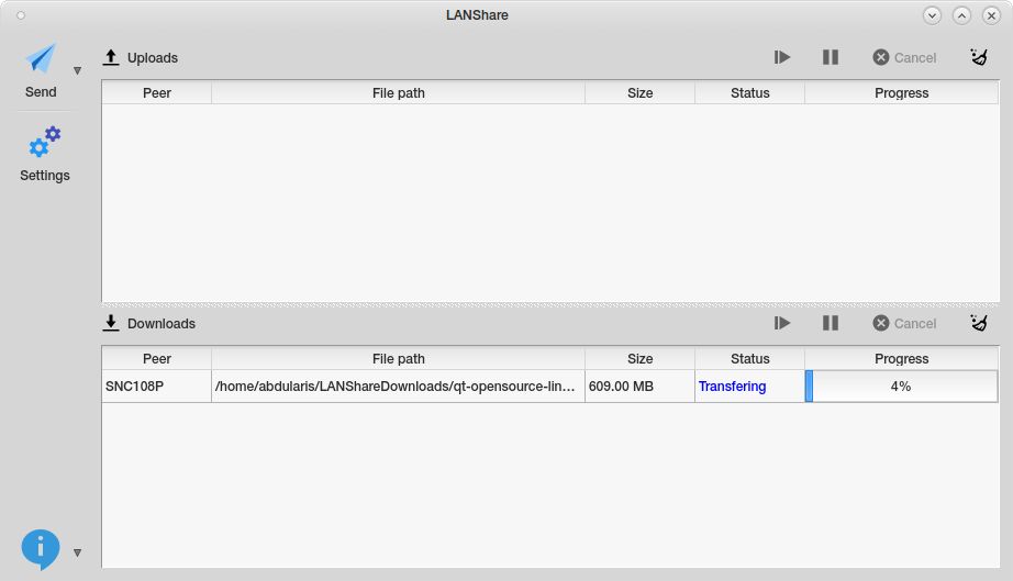 LAN-Share: LAN Share is a cross platform local area network file ...