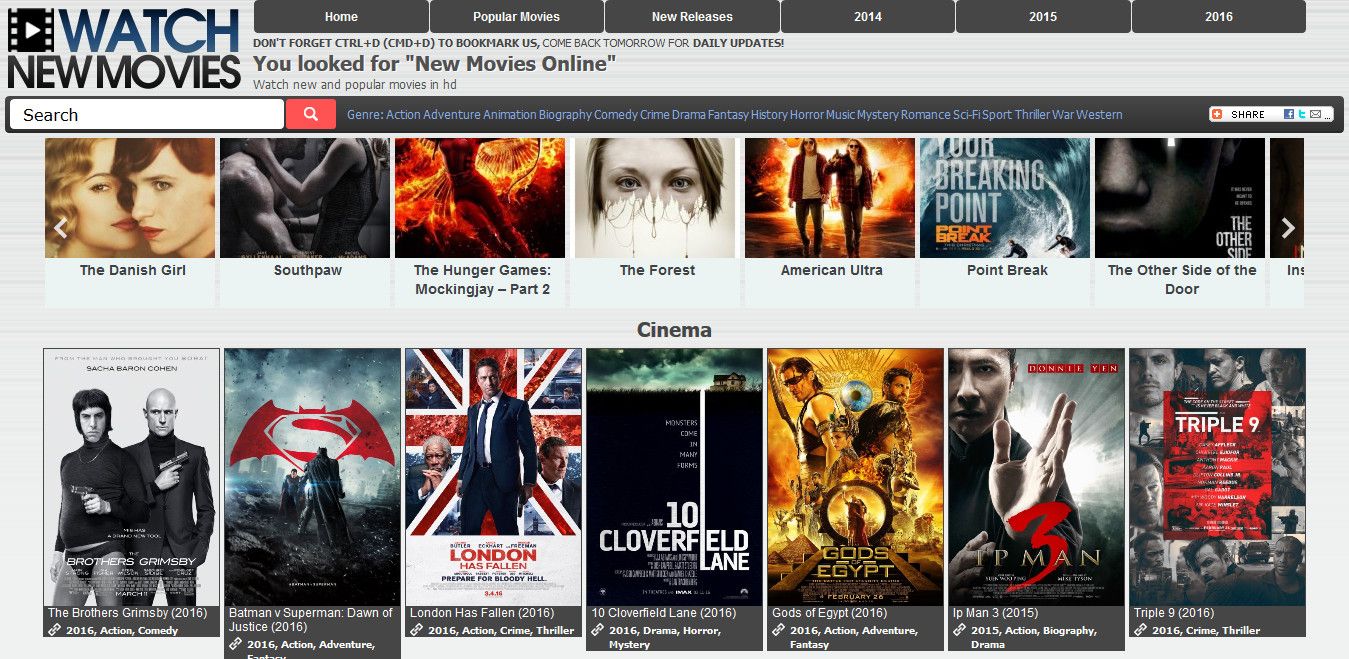 Watch New Movies Alternatives and Similar Sites & Apps | AlternativeTo