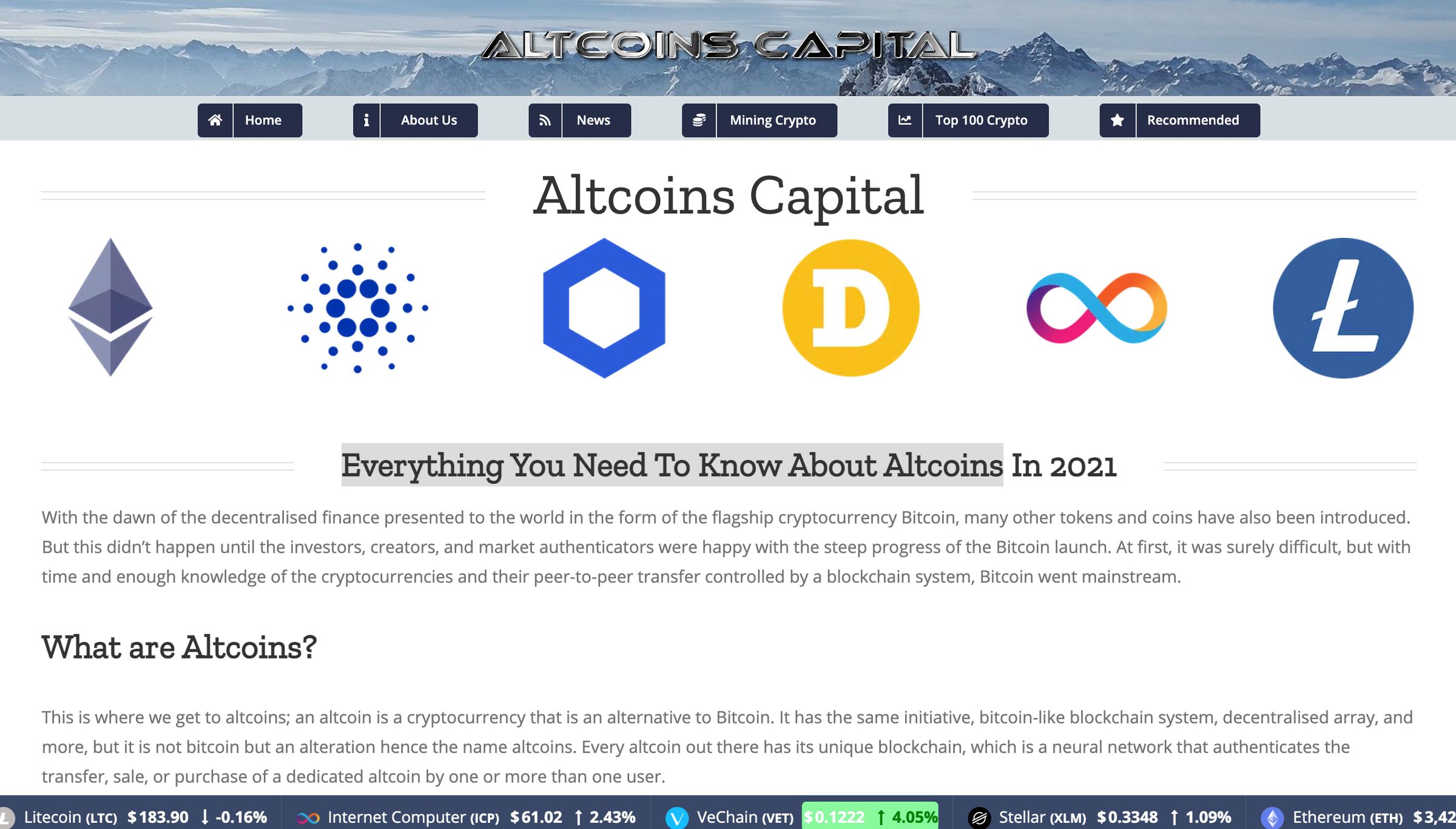 Altcoins Capital Alternatives and Similar Sites & Apps | AlternativeTo