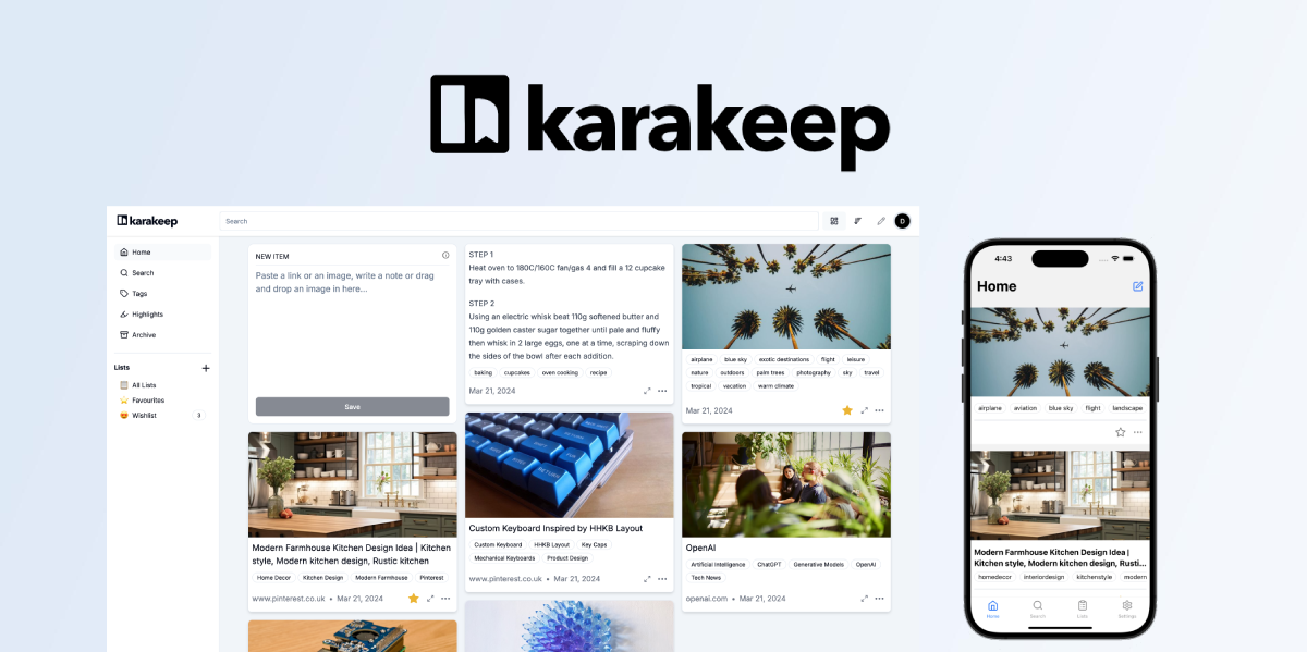 Karakeep 0.26 released with user management, server improvements, and search suggestions ...