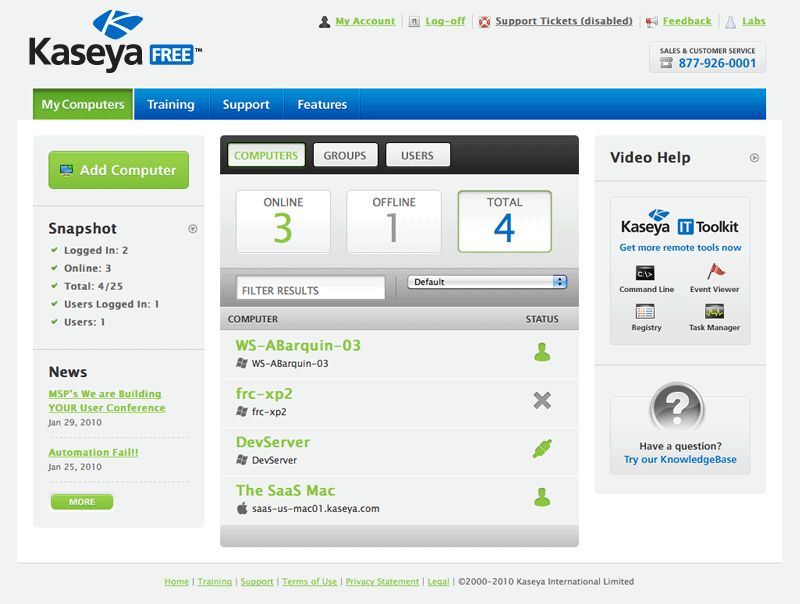 Kaseya Free Alternatives: Top 10 Remote Desktop Tools and similar ... Kaseya Free Alternatives: Top 10 Remote Desktop Tools and similar ...