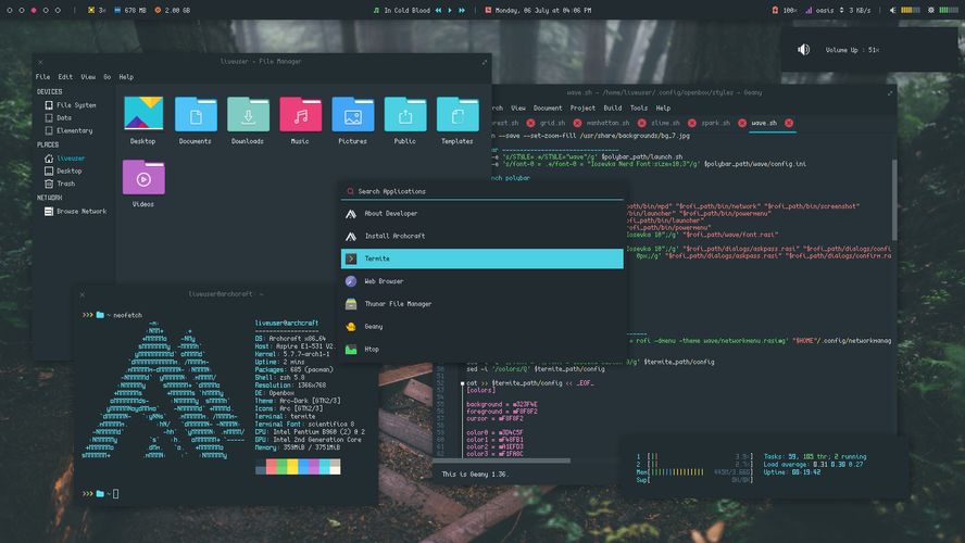 Archcraft: A minimalistic Linux distribution, focused on aesthetics ...