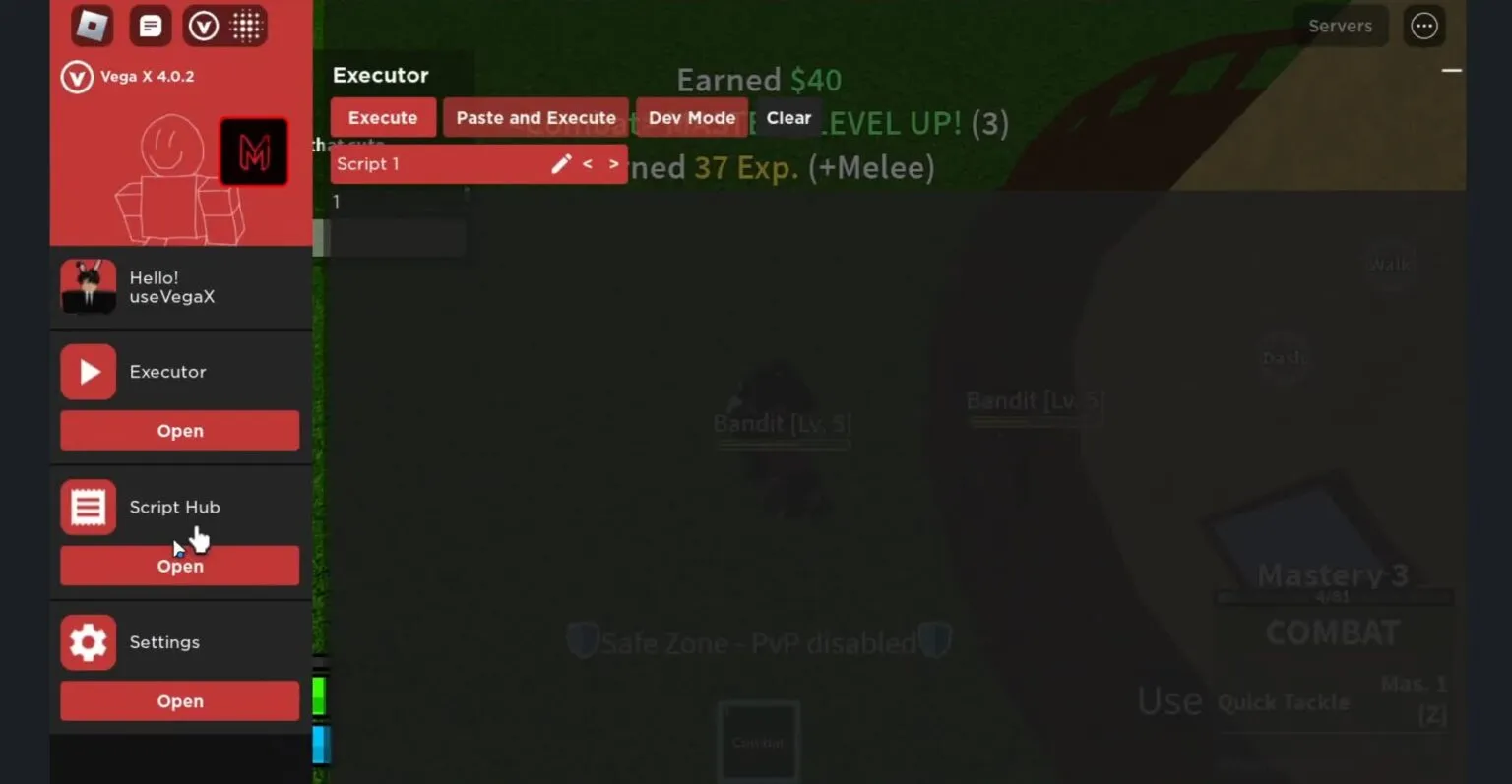 Vega X: Popular Roblox script executor made for mobile users ...