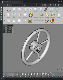 JSketcher: Parametric 2D and 3D CAD modeler running client side in the web browser | AlternativeTo